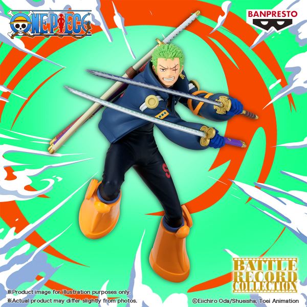 Figura Roronoa Zoro One Piece - Battle Record Collection 16cm - Banpresto